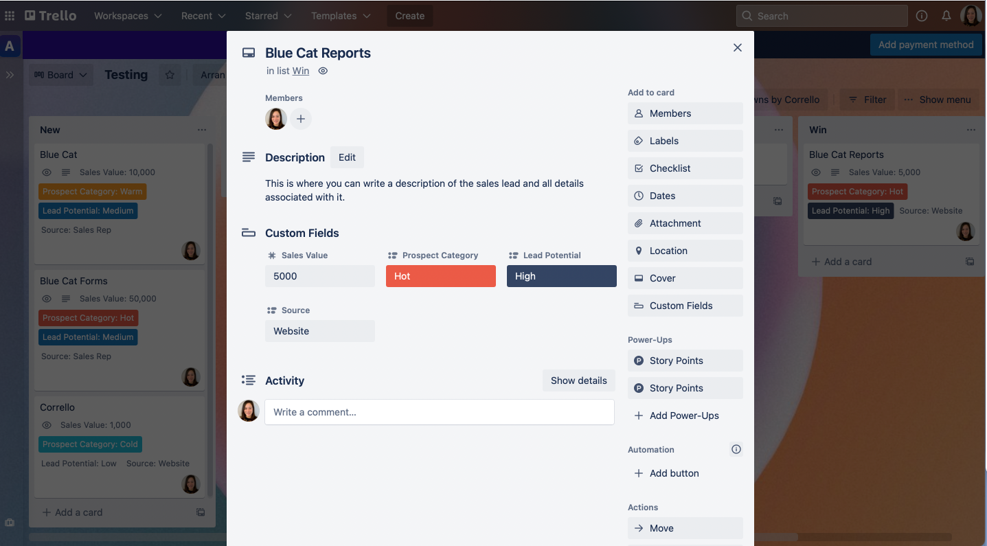 Sales Teams Recommendations - Blue Cat Reports